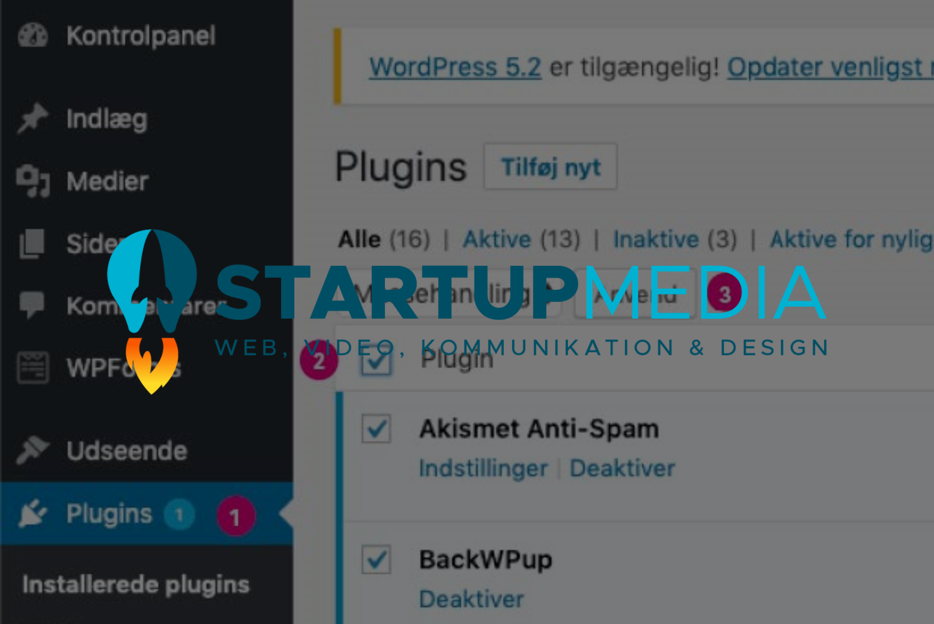 Sådan opdaterer du dine WordPress-plugins - Startup Media